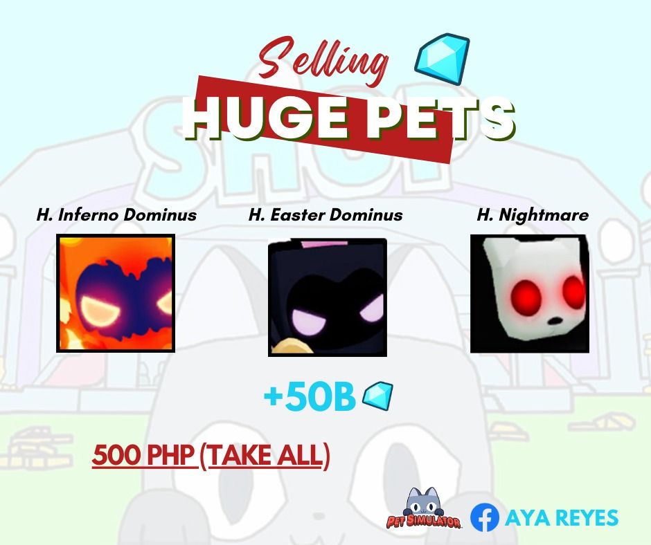 PSX HUGE BUNDLE FOR SALE | PET SIM X, Video Gaming, Gaming Accessories ...