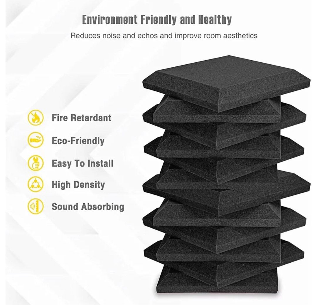 Quality Acoustic Sound Proof Absorber Studio KTV Soundproof Home Wall ...