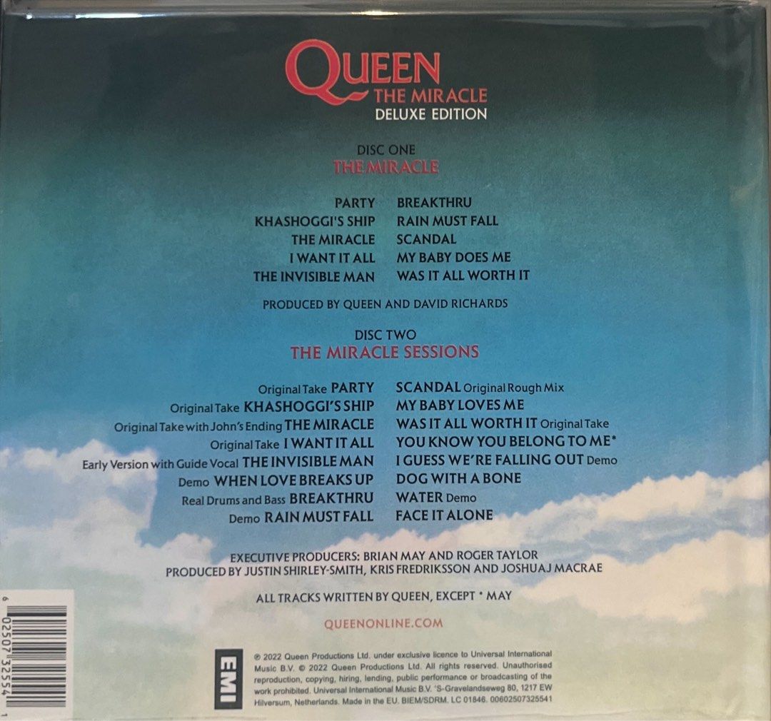 Queen: The Miracle Deluxe 2CD Edition, Hobbies & Toys, Music & Media, CDs & DVDs on Carousell