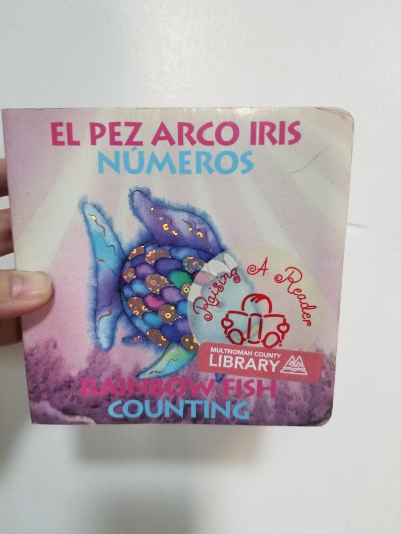 Rainbow Fish Counting Boardbook in Spanish, Hobbies & Toys, Books ...