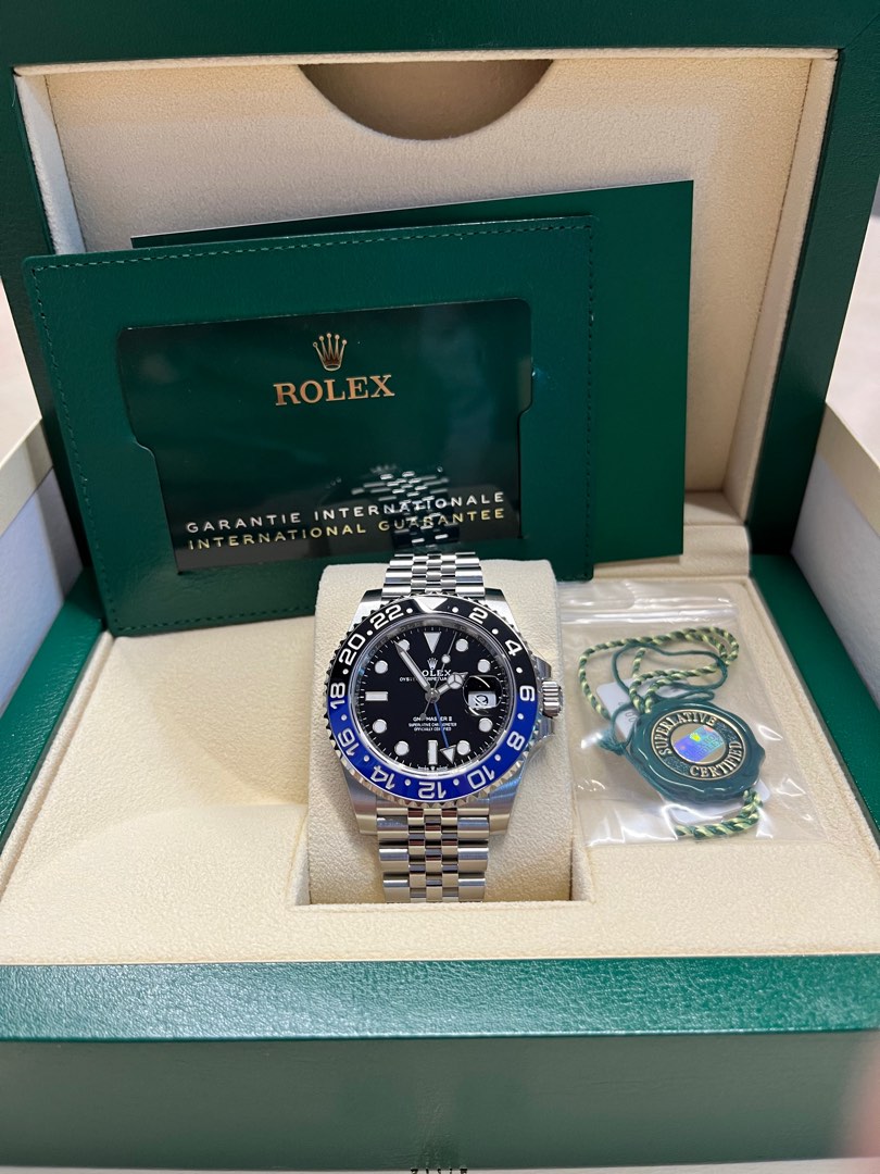 Rare Full Factory Stickers/MAY2023 Rolex GMT Master II 126710BLNR ...