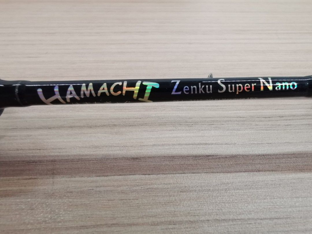 Rarely Used Hamachi Zenku Super Nano Rod, Sports Equipment, Fishing on ...