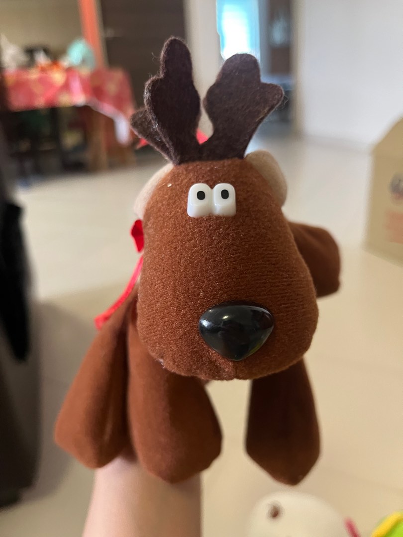 reindeer soft toy, Hobbies & Toys, Toys & Games on Carousell