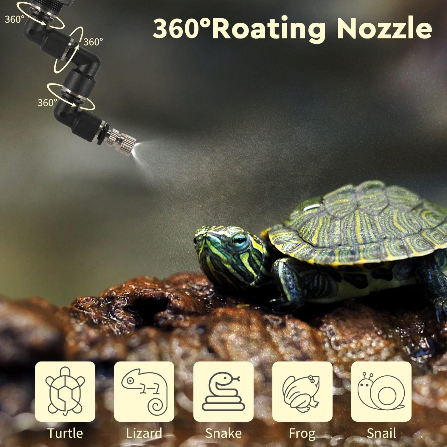 Reptile Humidifiers,Humidity Controller for Reptile Terrariums,Vivarium ...