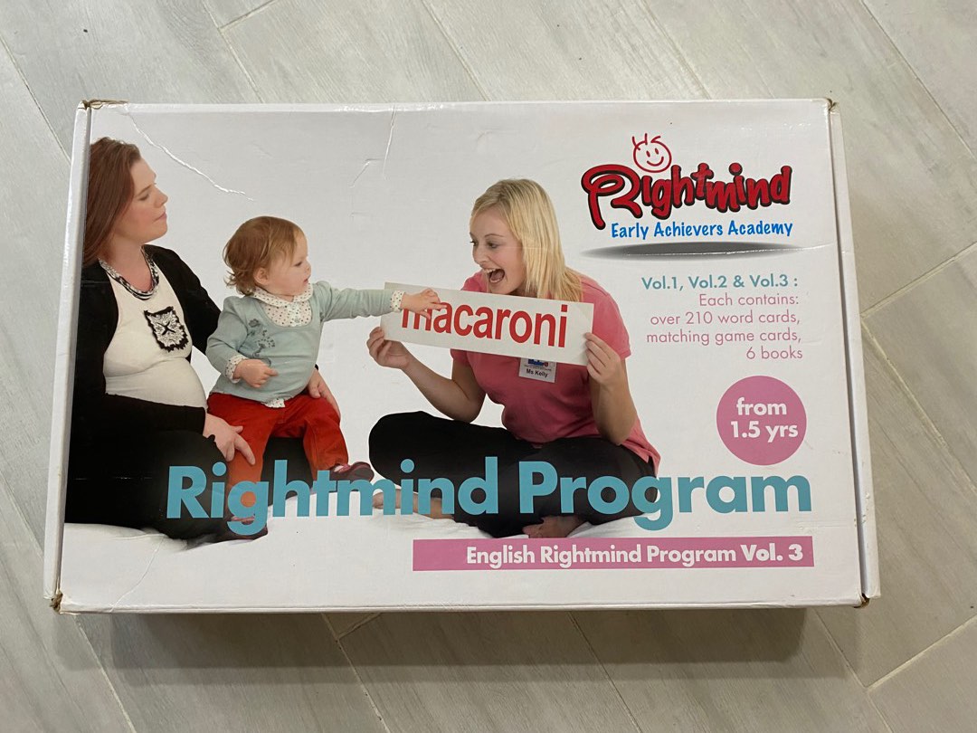 Rightmind English learning flash cards, 兒童＆孕婦用品, 嬰兒玩具 - Carousell