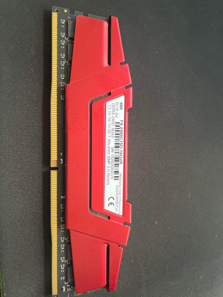Rip jaw DDR4 -2400 8GB, Computers & Tech, Parts & Accessories, Computer ...