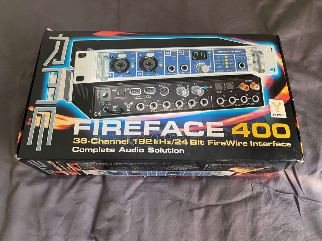 RME Fireface 400 Audio Interface, Audio, Other Audio Equipment on Carousell