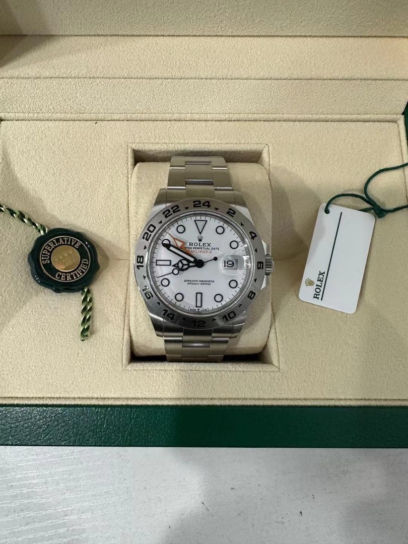 Rolex Explorer II 226570 white polar 2022, Luxury, Watches on Carousell