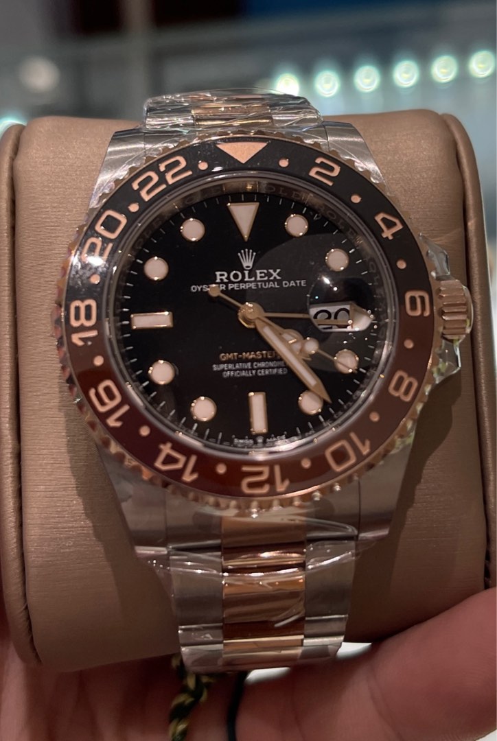 Rolex Full Factory Stickers GMT Master II 126711chne Rootbeer, Luxury ...