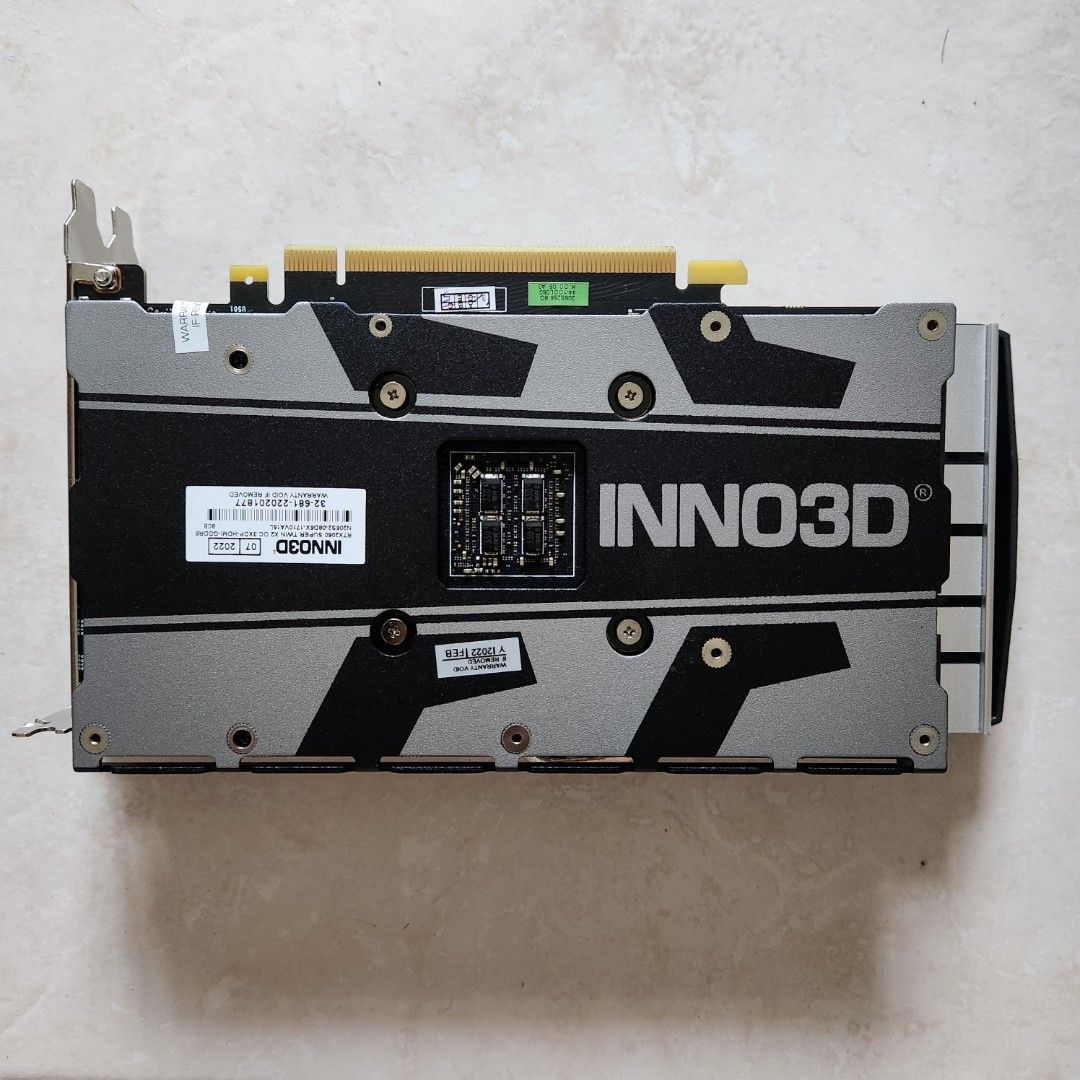RTX 2060 Super INNO3D GPU Graphics Card Gaming 2060S 3050 6600, Computers & Tech, Parts ...