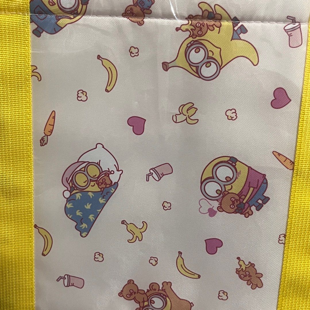 Sakura Minion Tim Bob Stuart Pink Banana Sleeping pajamas Despicable Me ...