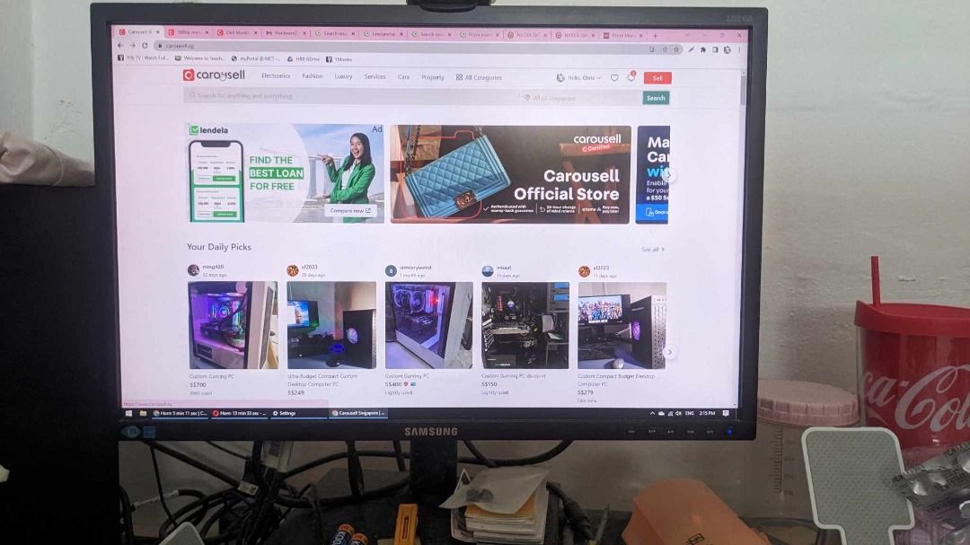 Samsung S22E450 22 inch 1680 x 1050 pixels LED Black Monitor HDMI VGA ...