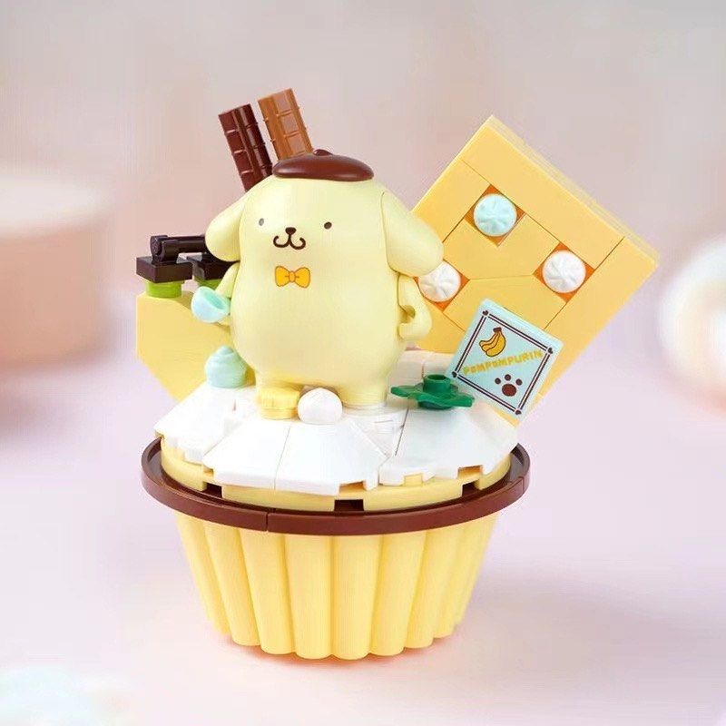SANRIO Keeppley Pom Pom Purin DIY Building Display, Hobbies & Toys ...