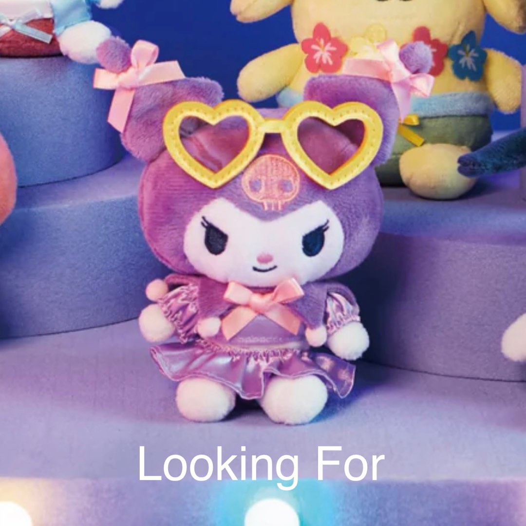 Sanrio Night Pool Kuji Plush, Hobbies & Toys, Toys & Games on Carousell