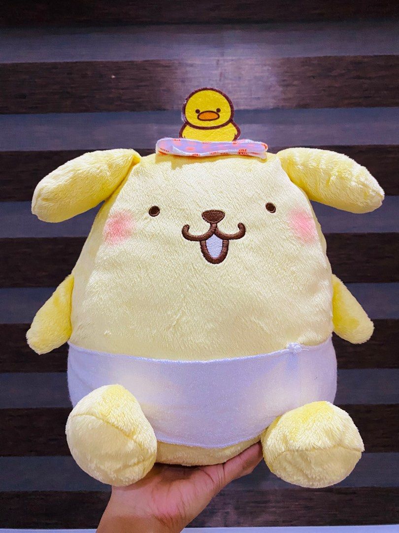 Sanrio Pompompurin Bath house series plushie on Carousell