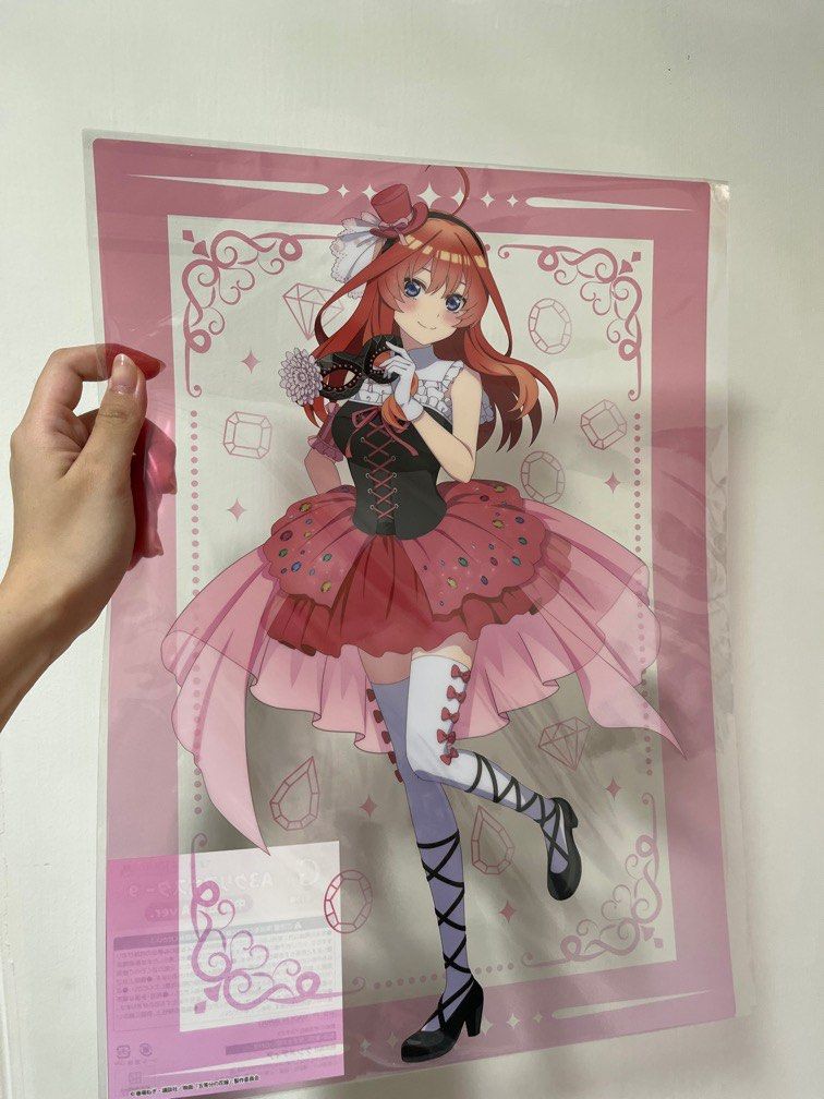 Itsuki Nakano (The Quintessential Quintuplets) Kuji Transparent A3 ...