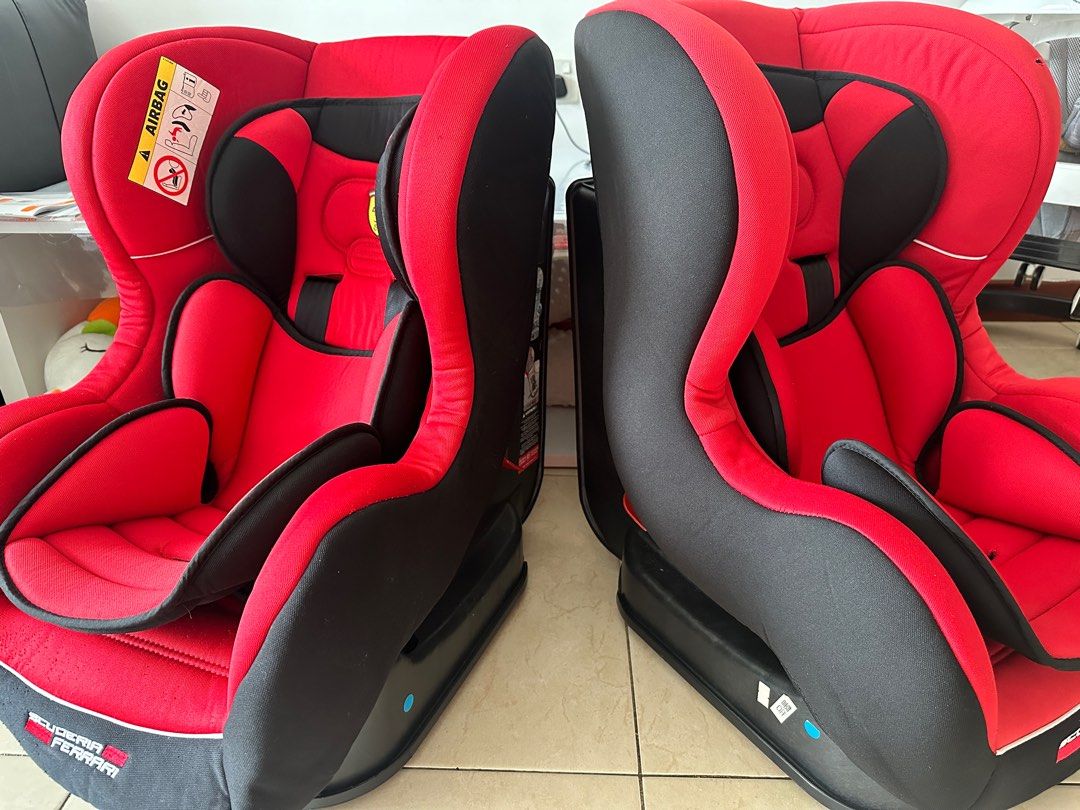 Scuderia Ferrari Car Seats x 2, Babies & Kids, Going Out, Car Seats on ...