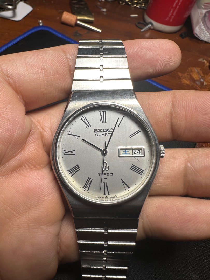 Seiko Type 2 quartz watch, Men's Fashion, Watches & Accessories ...