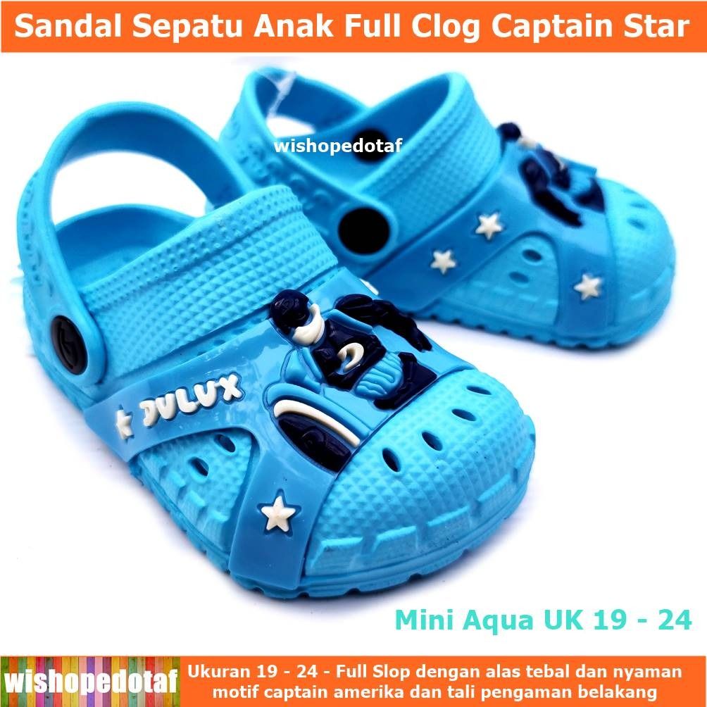 Sepatu Rubber Anak Captain S Clog, Fesyen Pria, Sepatu , Sandal di ...