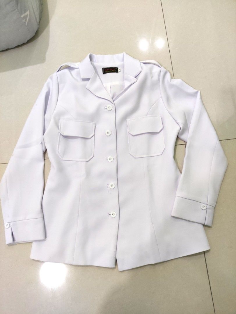 Seragam Kantor PNS PEMDA PUTIH Kemeja Blazer Win-Win, Fesyen Wanita ...