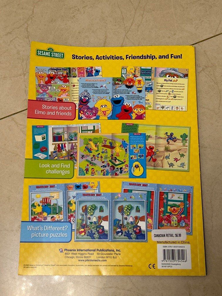 Sesame Street Busy Monsters Stories, Activities, Friendship, and Fun ...