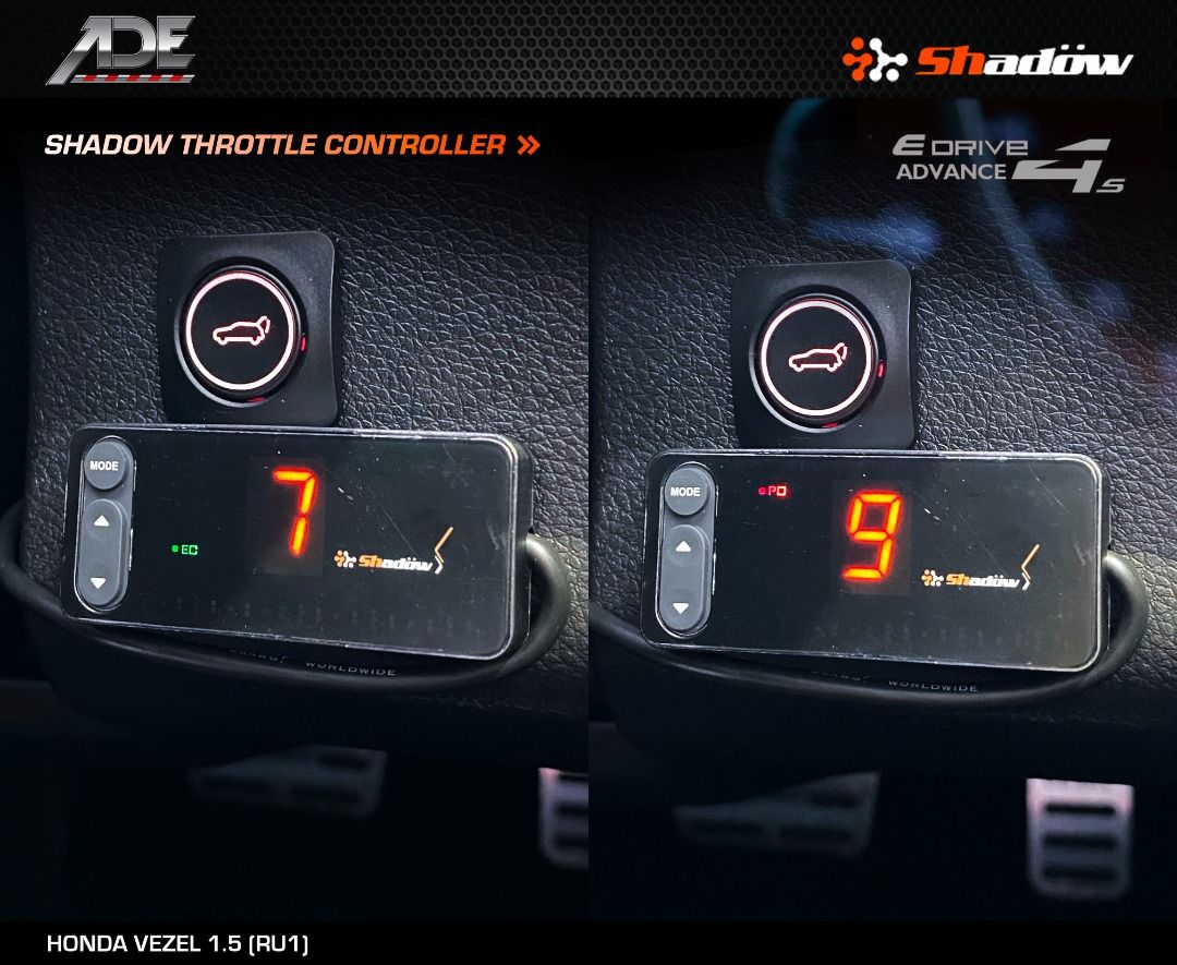 SHADOW THROTTLE CONTROLLER ON HONDA VEZEL 1.5 (RU1), Car Accessories ...