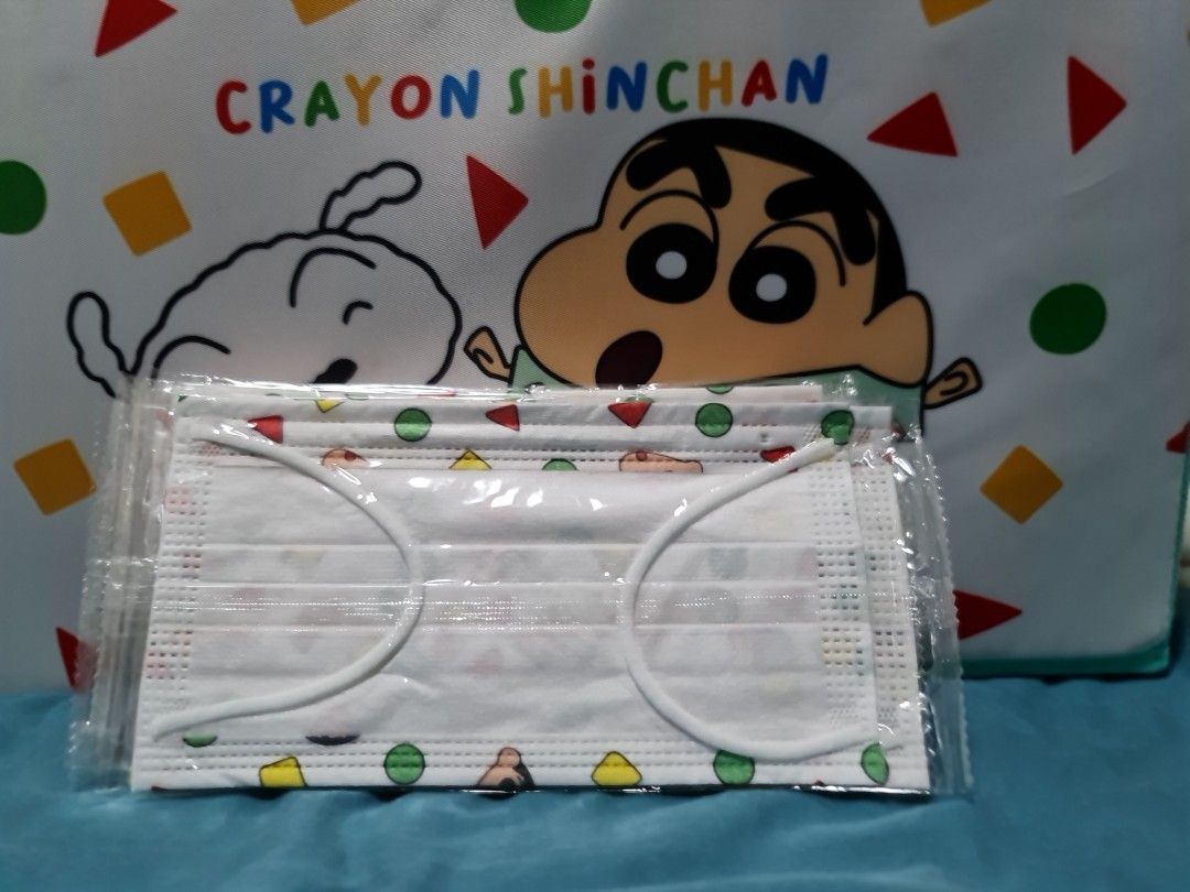 SHIN CHAN MASK, Health & Nutrition, Face Masks & Face Shields on Carousell