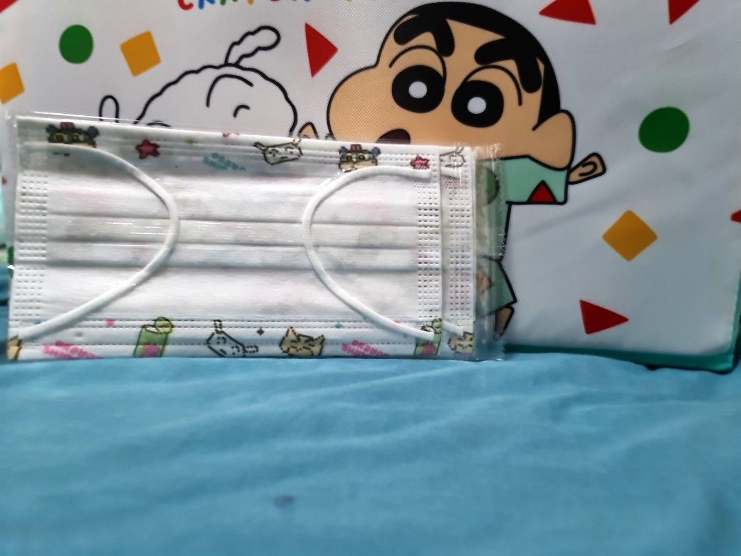 SHIN CHAN MASK, Health & Nutrition, Face Masks & Face Shields on Carousell