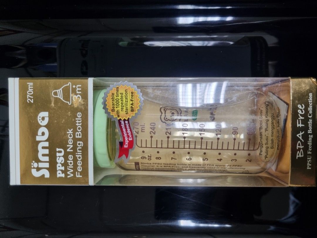 Simba 270ml milk bottle, Babies & Kids, Nursing & Feeding, Breastfeeding & Bottle Feeding on ...