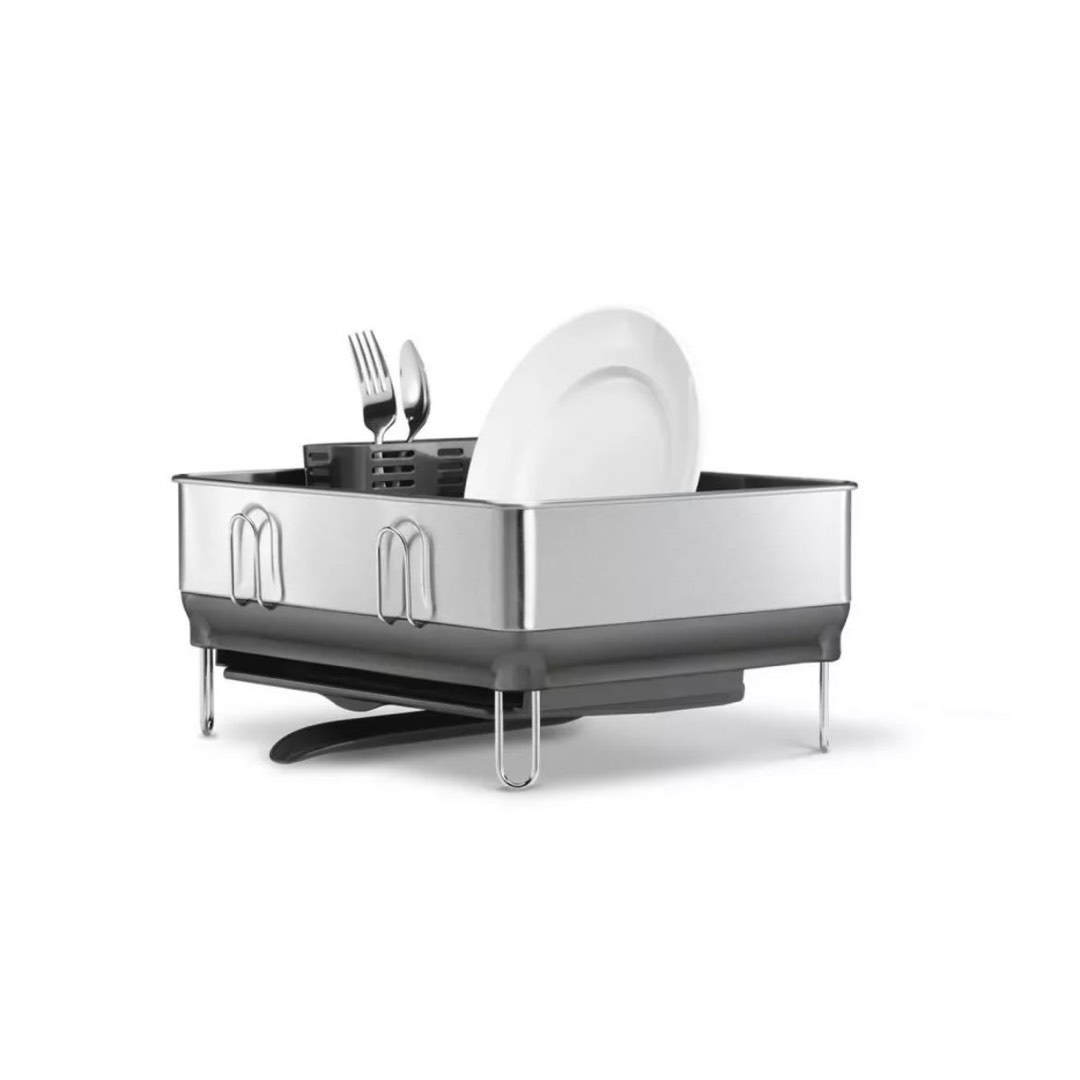 Simple human stainless steel dish rack, Furniture & Home Living ...