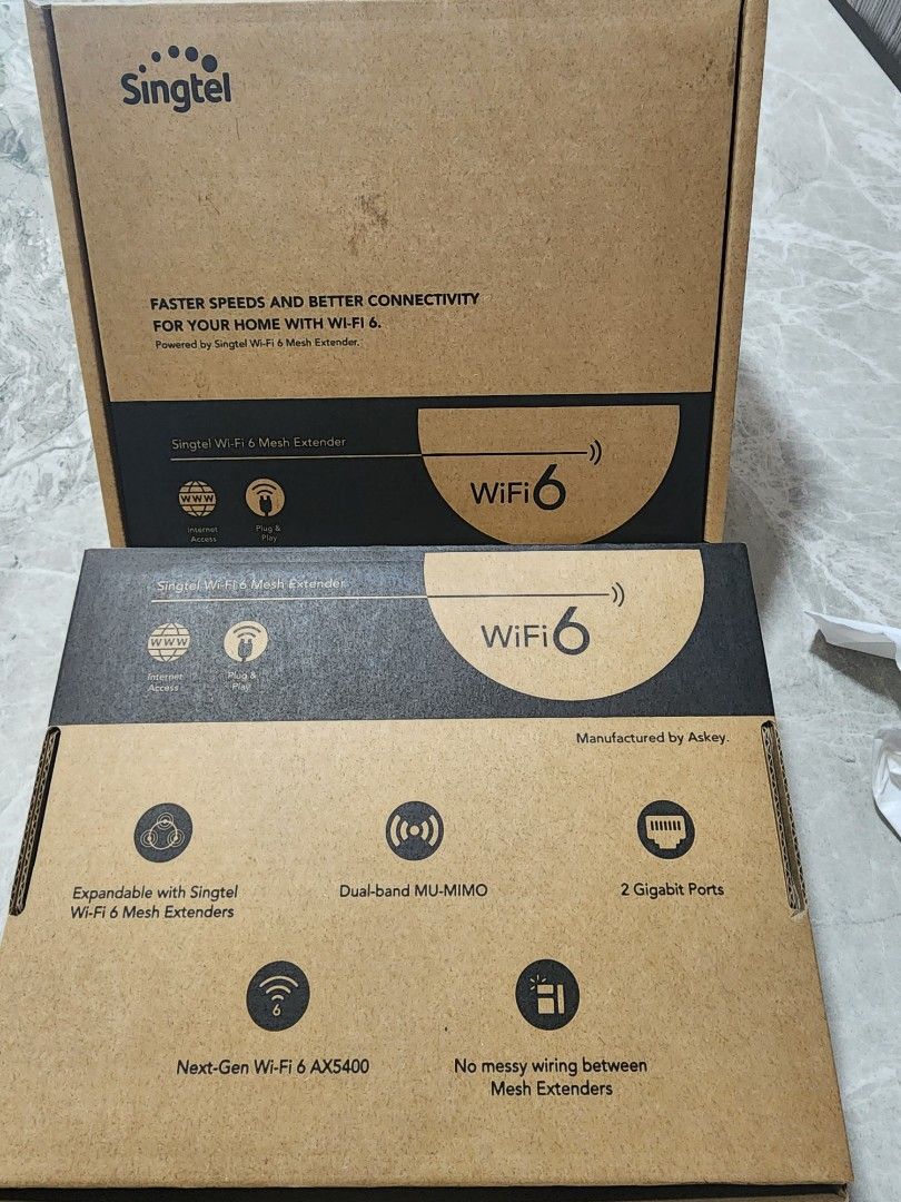 Singtel Mesh Extender, Computers & Tech, Parts & Accessories ...