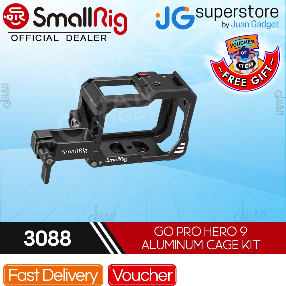 SmallRig 3088 Lightweight formfitting Cage with 1/4"-20 Threads, Two ...