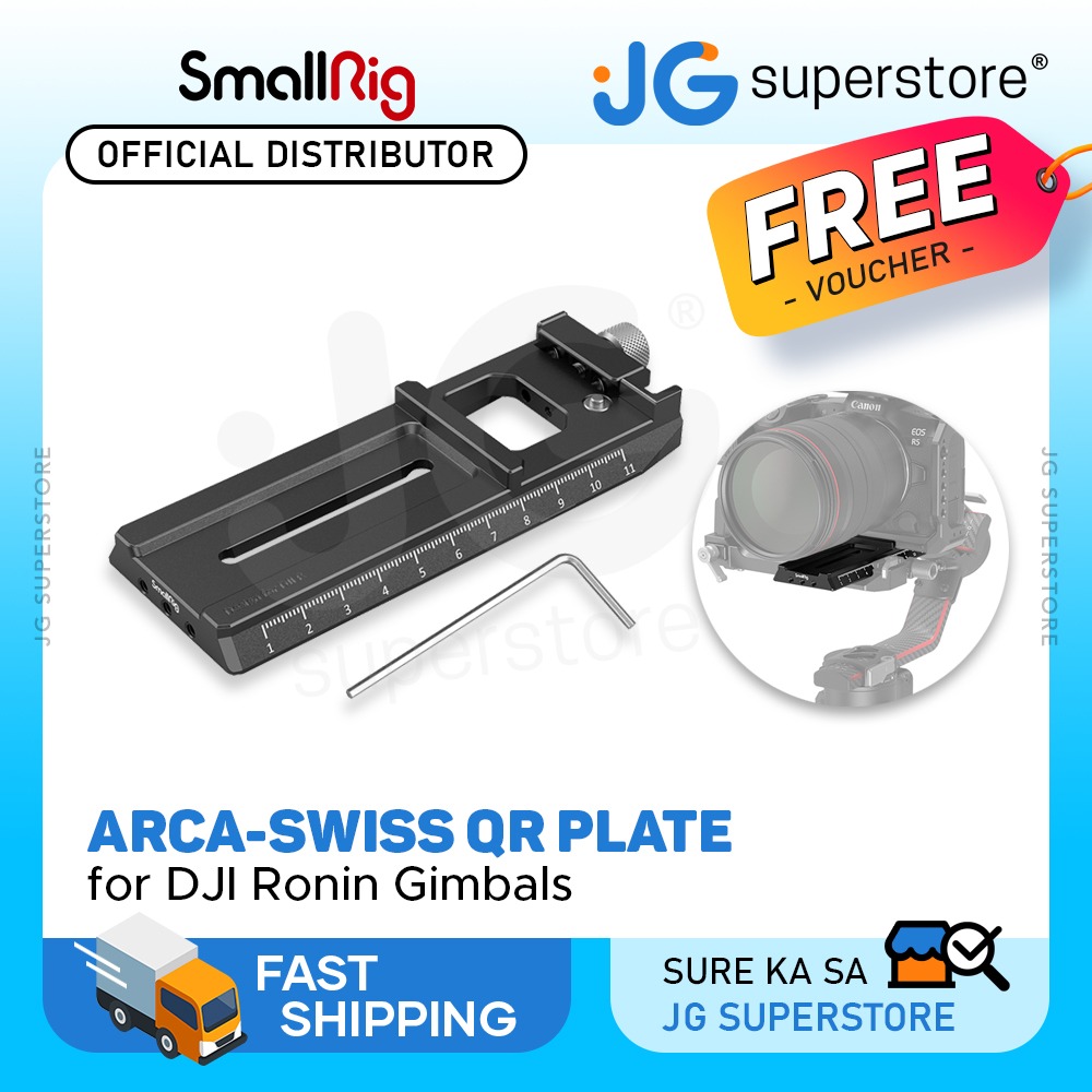 SmallRig Arca-Swiss QR Quick Release Plate Manfrotto Type with ...