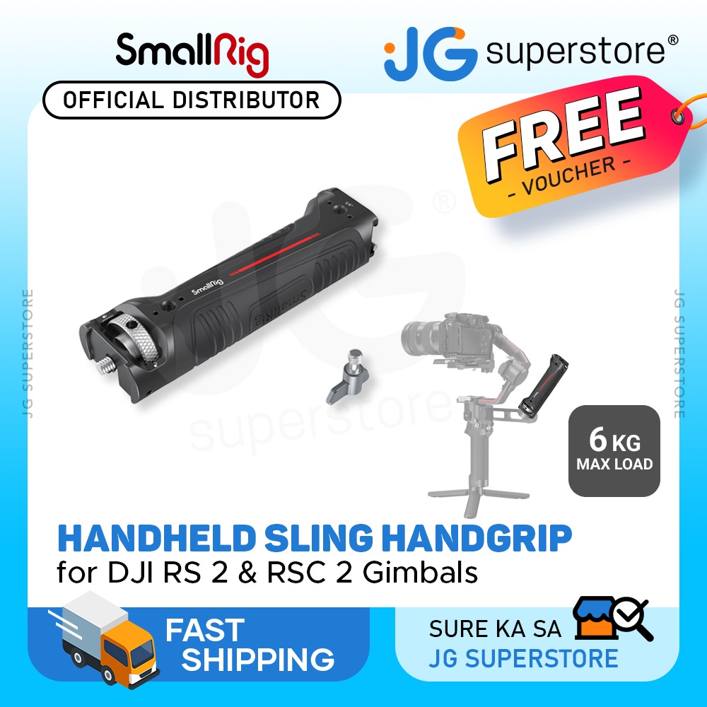SmallRig Handheld Sling Handgrip with 6kg Load Capacity, Silicone Grip ...