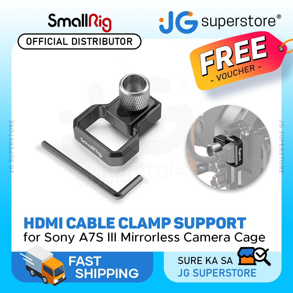 SmallRig Mini HDMI Cable Clamp Support with Allen Wrench, Anti-Twist ...
