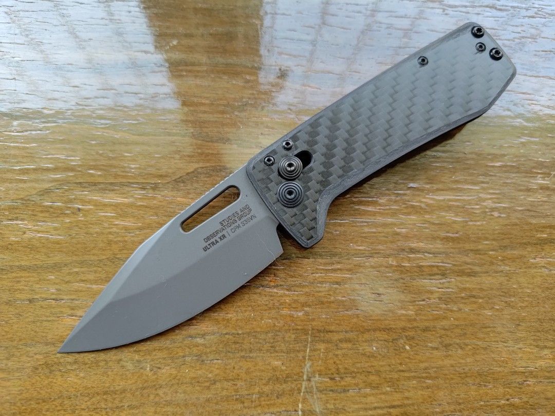 SOG Ultra XR Lock Folding Knife With Carbon Fiber, Sports Equipment ...