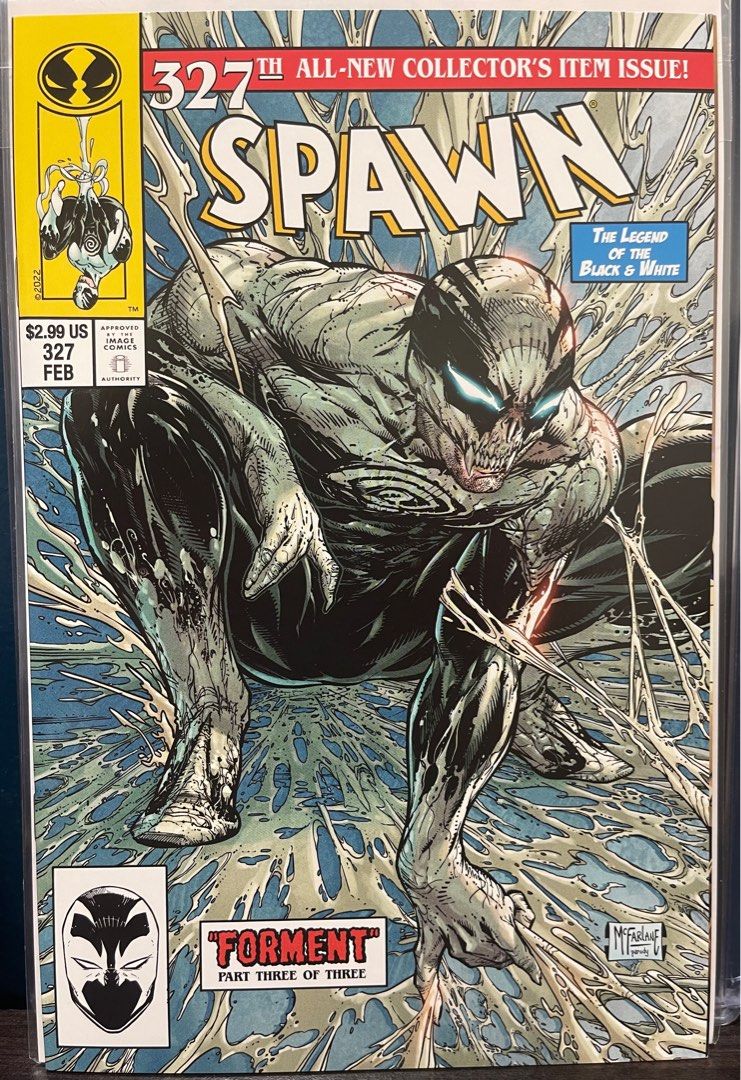 SPAWN #327 - TODD MCFARLANE VARIANT (HOMAGE TO SPAWN & SPIDER-MAN #1 ...