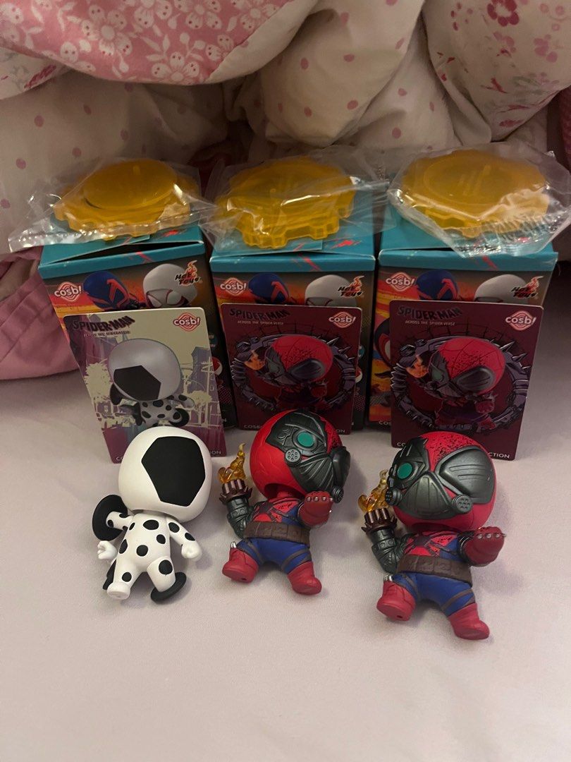 spiderman : across the spiderverse cosb! bobblehead blind box figurine ...