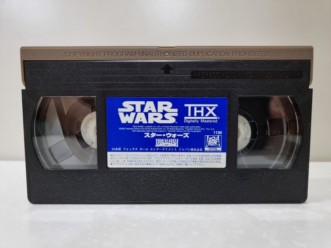 Star Wars Episode IV A New Hope VHS Tape, TV & Home Appliances, TV ...