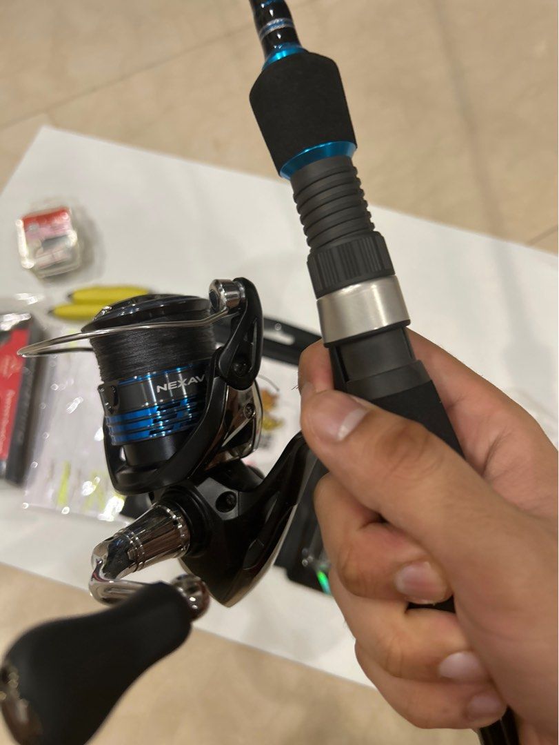 Storm Adventure X 762L Fishing Rod and Shimano Nexave Fishing Reel Set ...