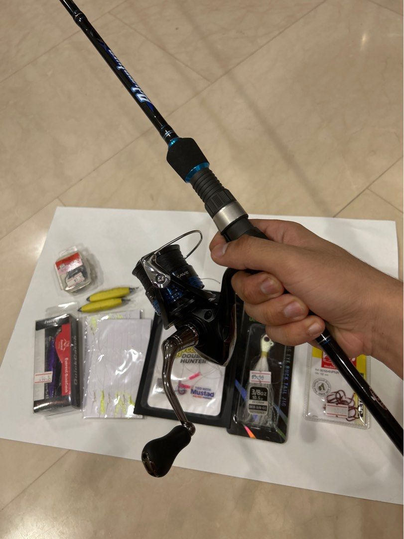 Storm Adventure X 762L Fishing Rod and Shimano Nexave Fishing Reel Set ...