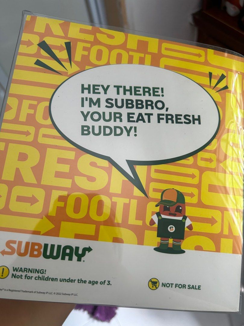 Subway Plushie, Hobbies & Toys, Toys & Games on Carousell