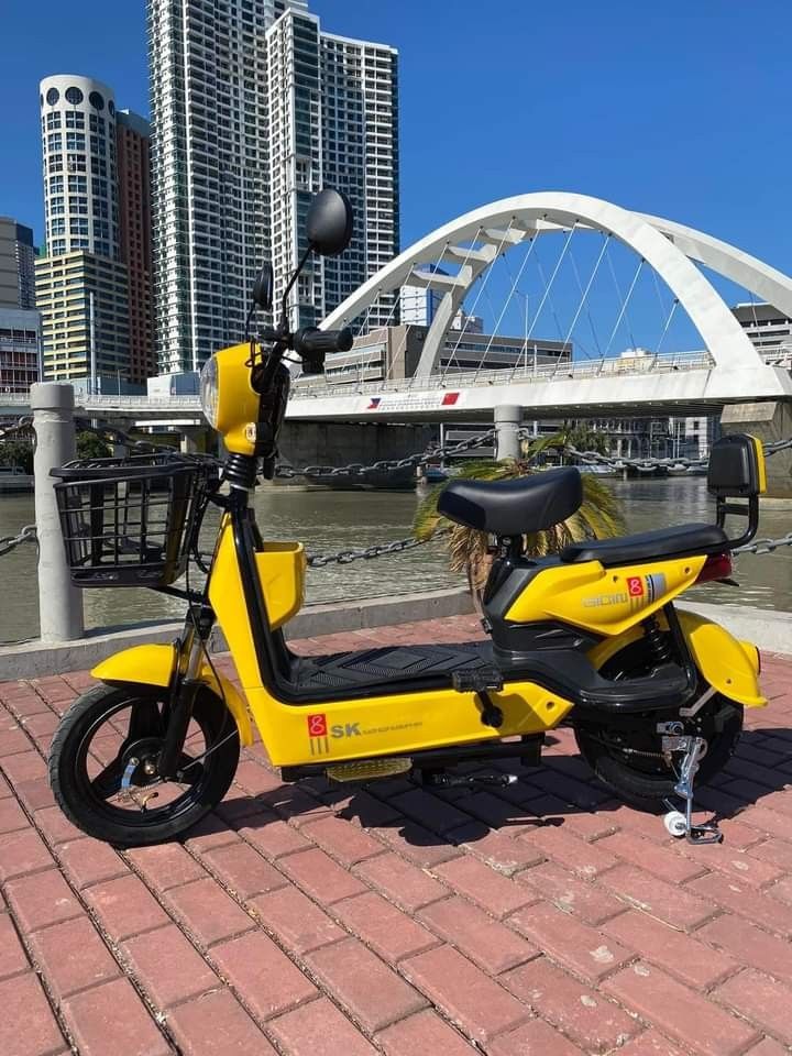 SUPER SK GICIN UPGRADED Version 2 ELECTRIC BIKE WITH PEDAL (DIGITAL GAUGE) 😱WITH FOOTREST😱 ...