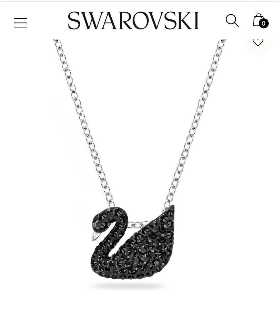 Swarovski Iconic Swan Pendant, Women's Fashion, Jewelry & Organisers ...