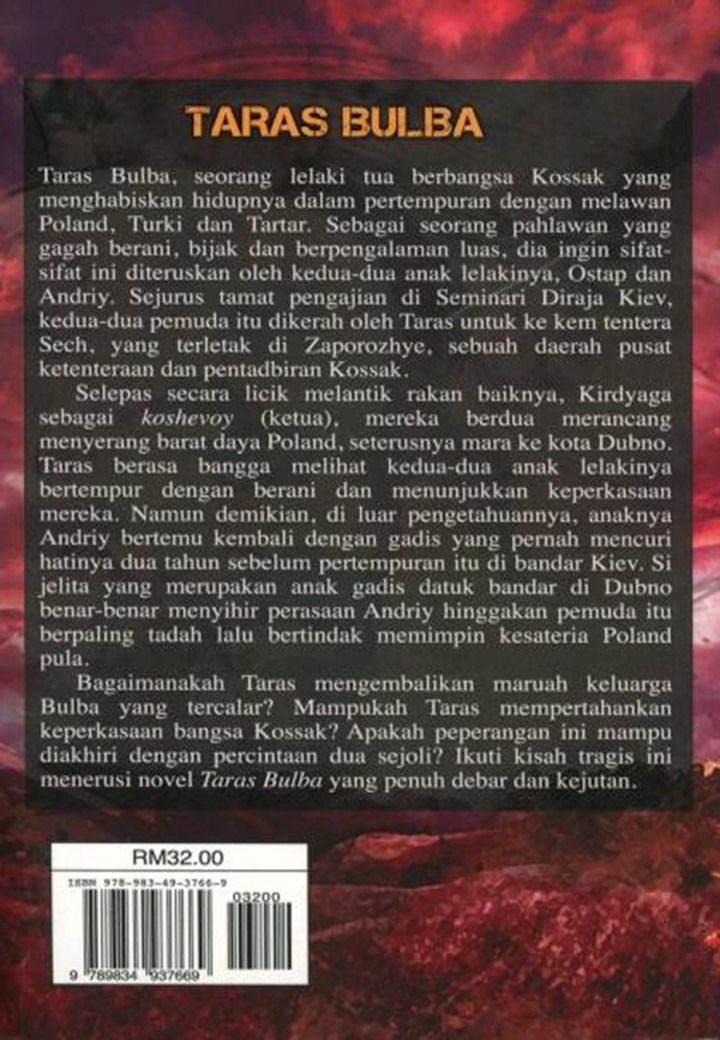 Taras Bulba, Hobbies & Toys, Books & Magazines, Storybooks on Carousell