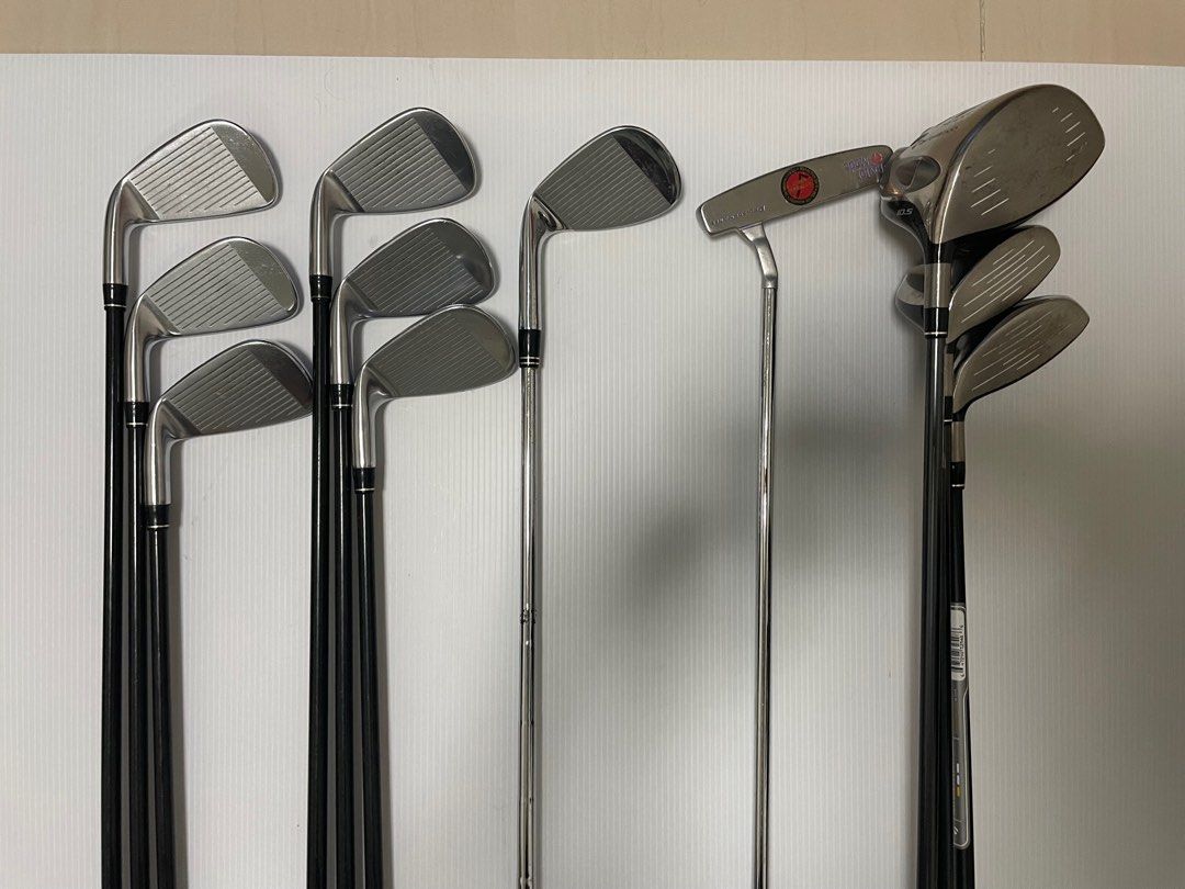 TaylorMade RAC Golf Set + Woods + Putter + Golf Bag, Sports Equipment ...