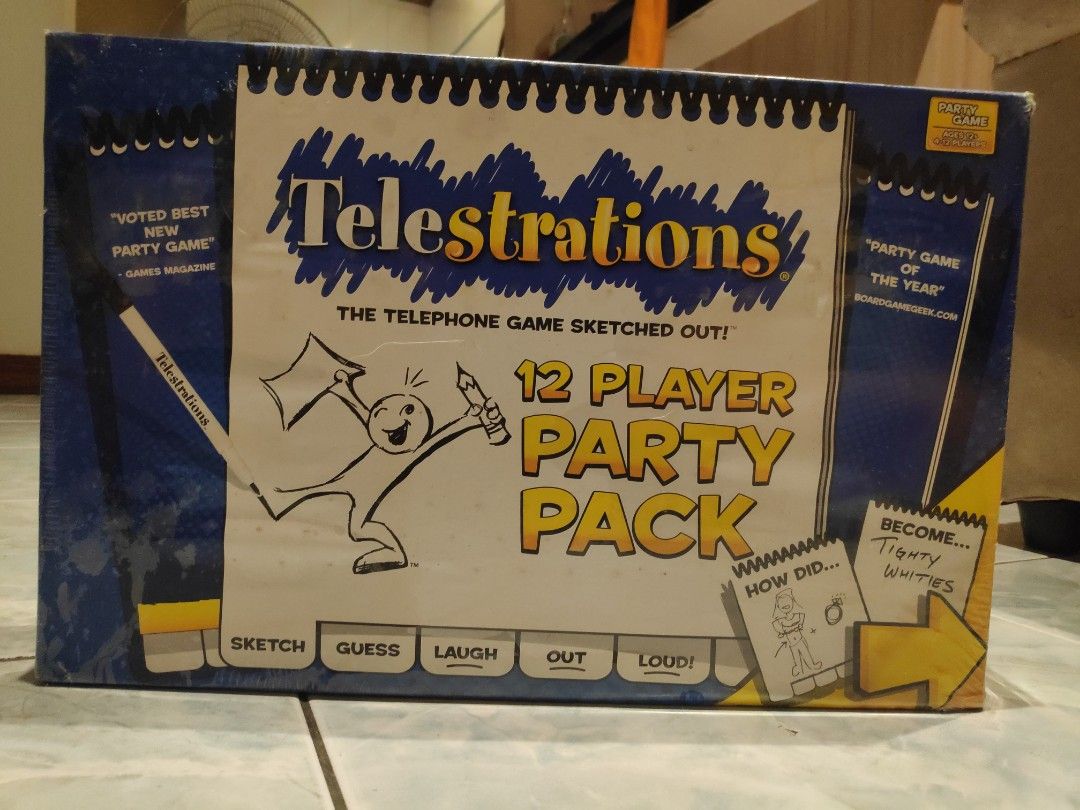 TELESTRATIONS 12 PLAYER PACK, Hobbies & Toys, Toys & Games on Carousell