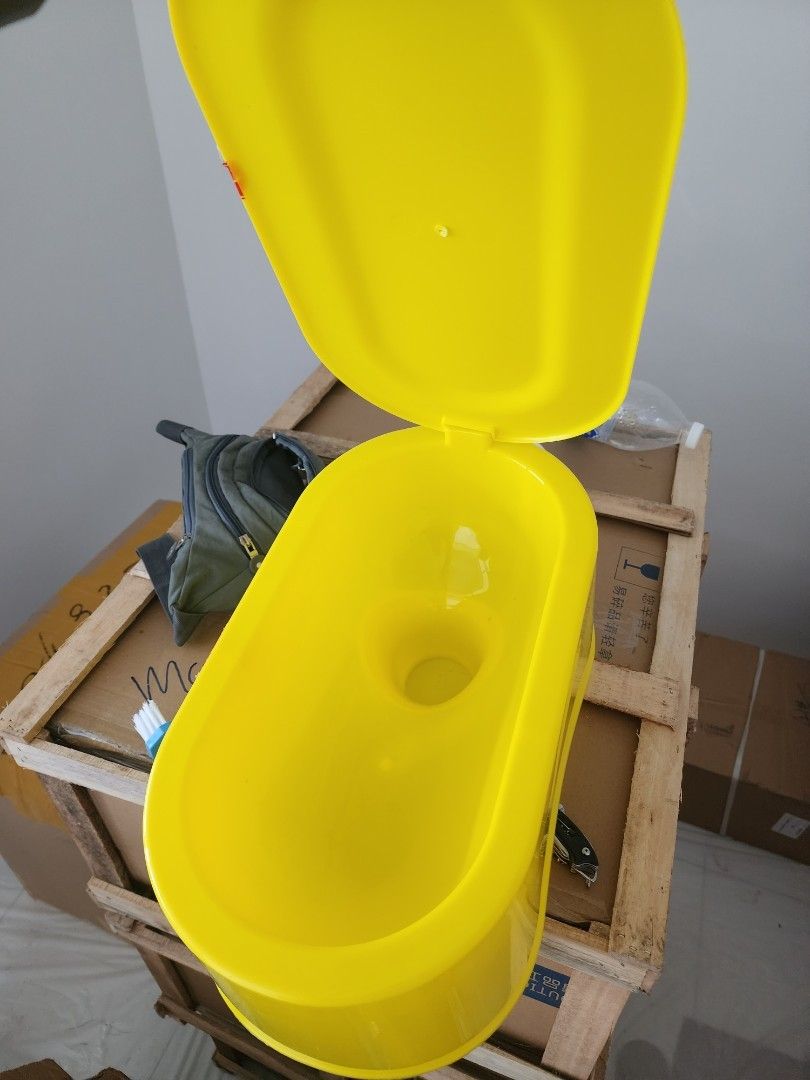 Temporary plastic toilet bowl, Babies & Kids, Bathing & Changing ...