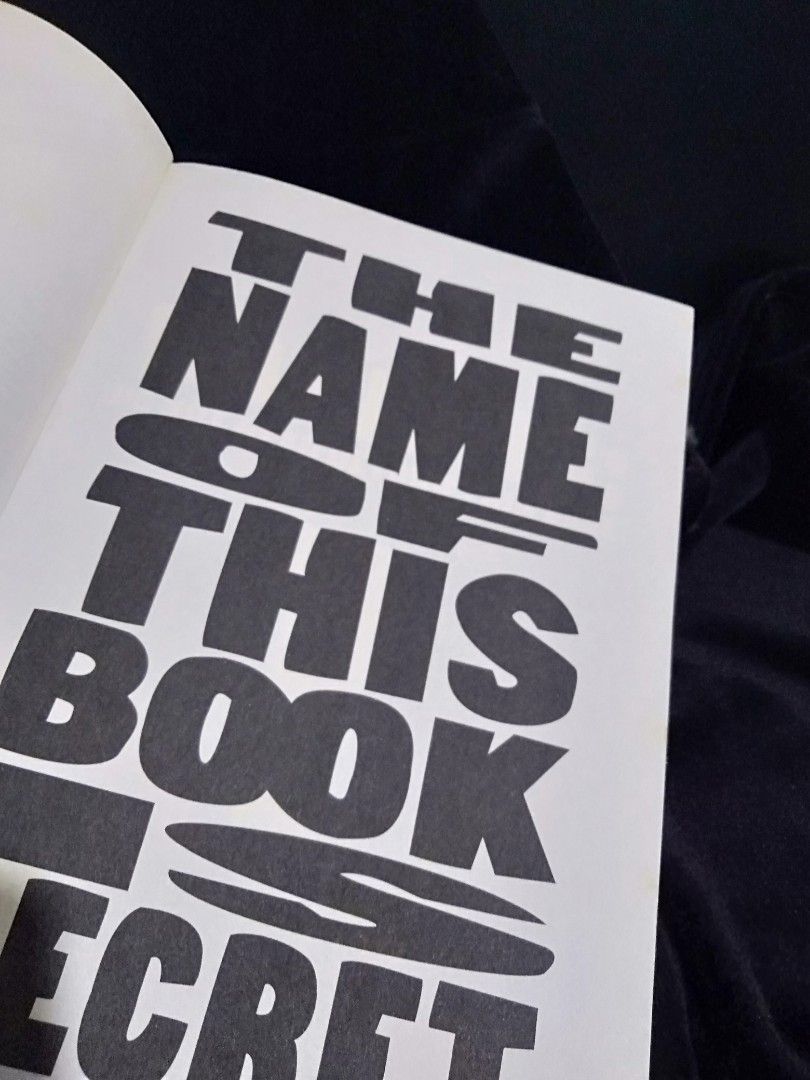 The Name of this Book is Secret (Pre-loved book) on Carousell