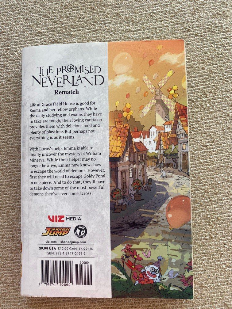 The Promised Neverland book 10, Hobbies & Toys, Books & Magazines ...